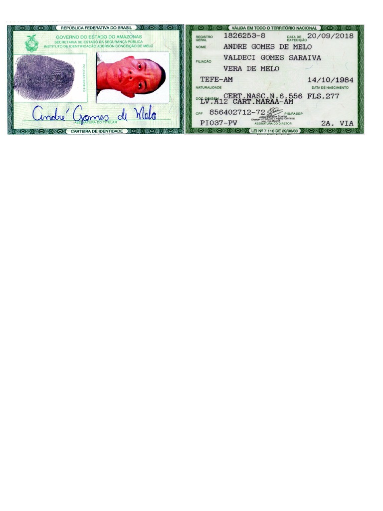 RG Andre Frente Verso2018 | PDF