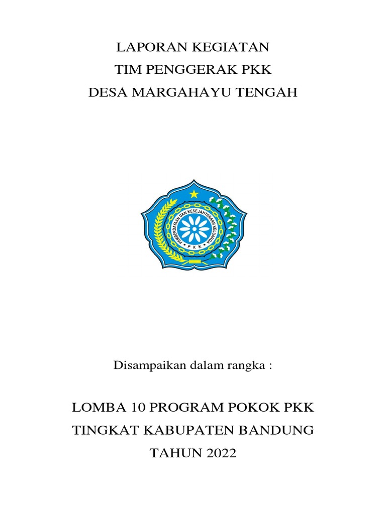Laporan Kegiatan PKK Margahayu 2022 | PDF