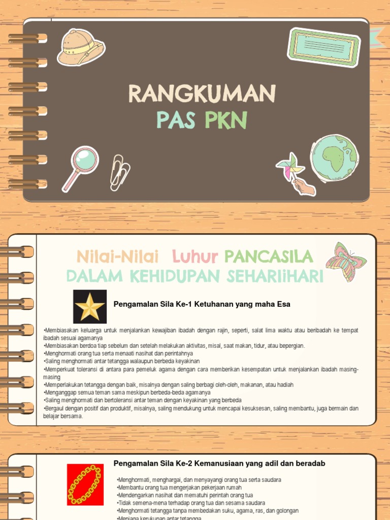 Rangkuman Pas-Pkn | PDF