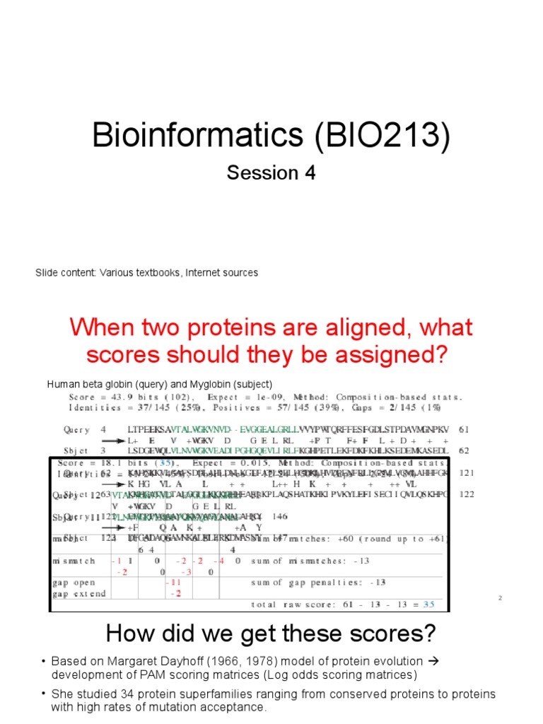 Bioinformatics Session4 | PDF | Genetic Code | Point Mutation