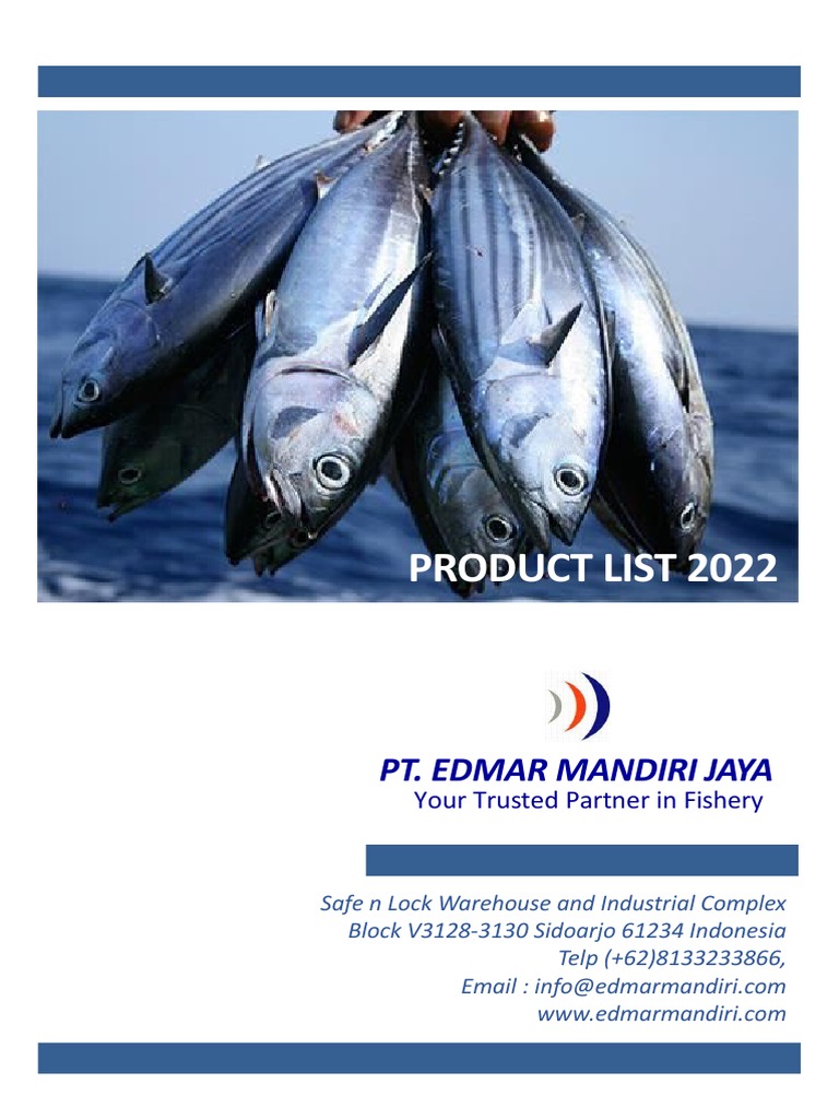 A Comprehensive Product List and Company Profile of PT. EDMAR MANDIRI JAYA, a Leading Indonesian ...