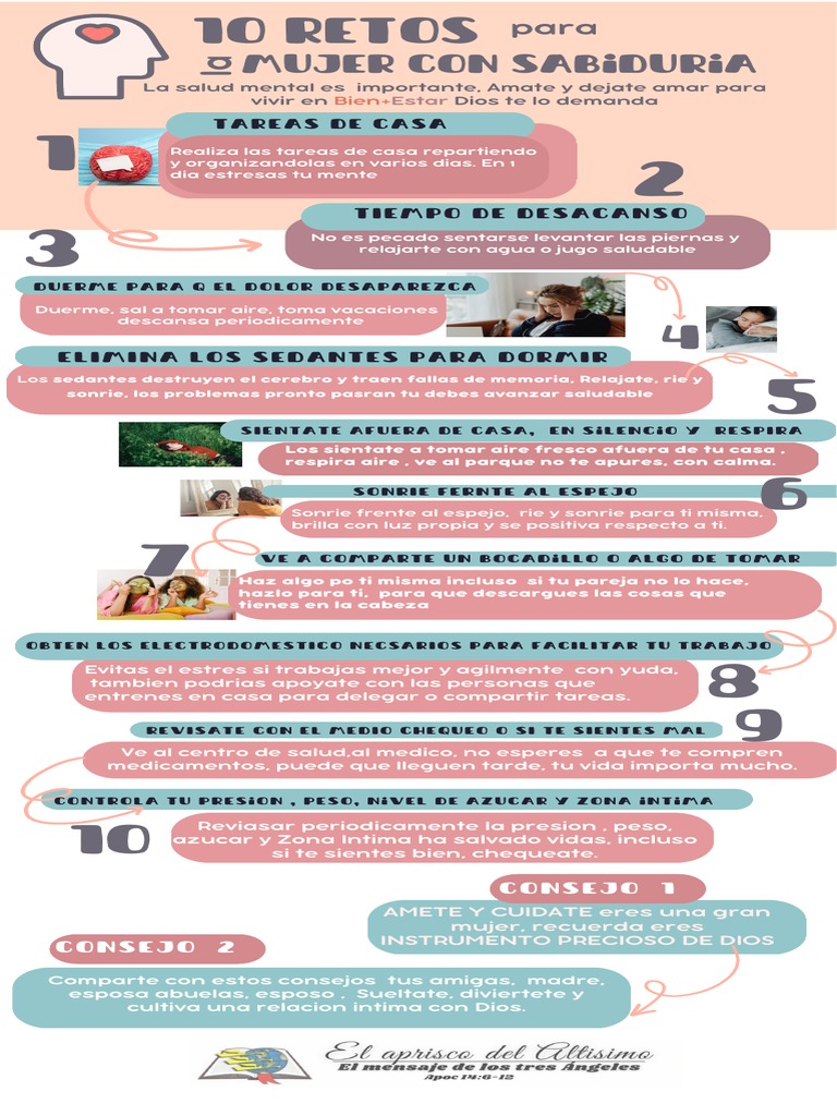 Infografia 5 Mitos de La Salud Mental Moderna Rosa | PDF Infografia 5 Mitos de La Salud Mental Moderna Rosa | PDF