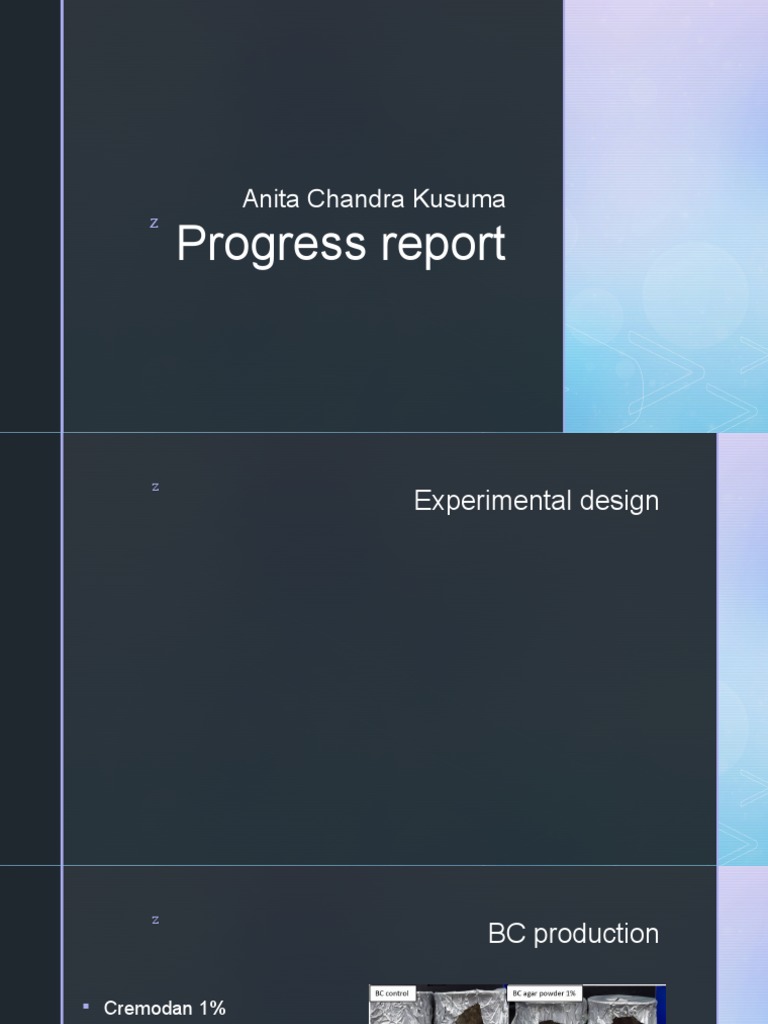 Progress Report Ntu | PDF