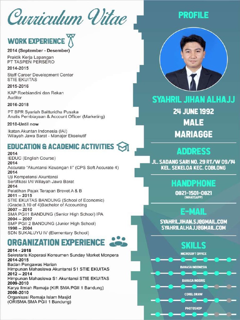CV Syahril | PDF