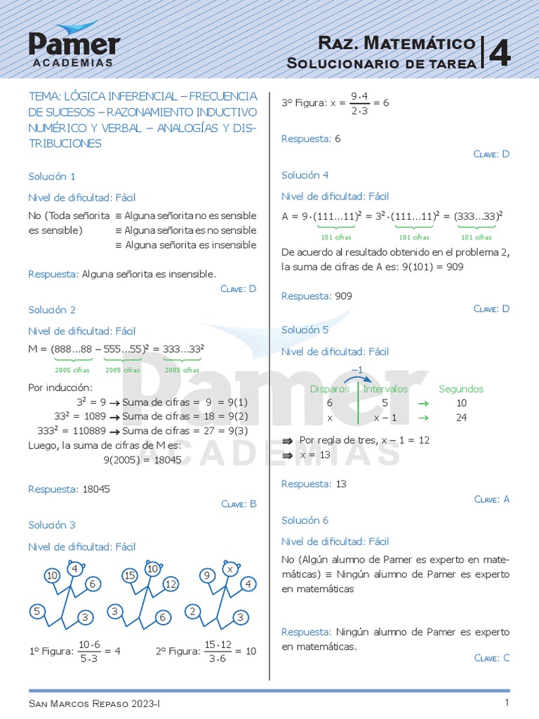 RM Sol Tarea R4 | PDF | Matemáticas | Razonamiento inductivo