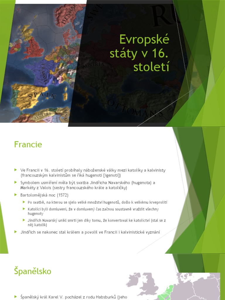 Evropske Staty V 16. Stoleti | PDF