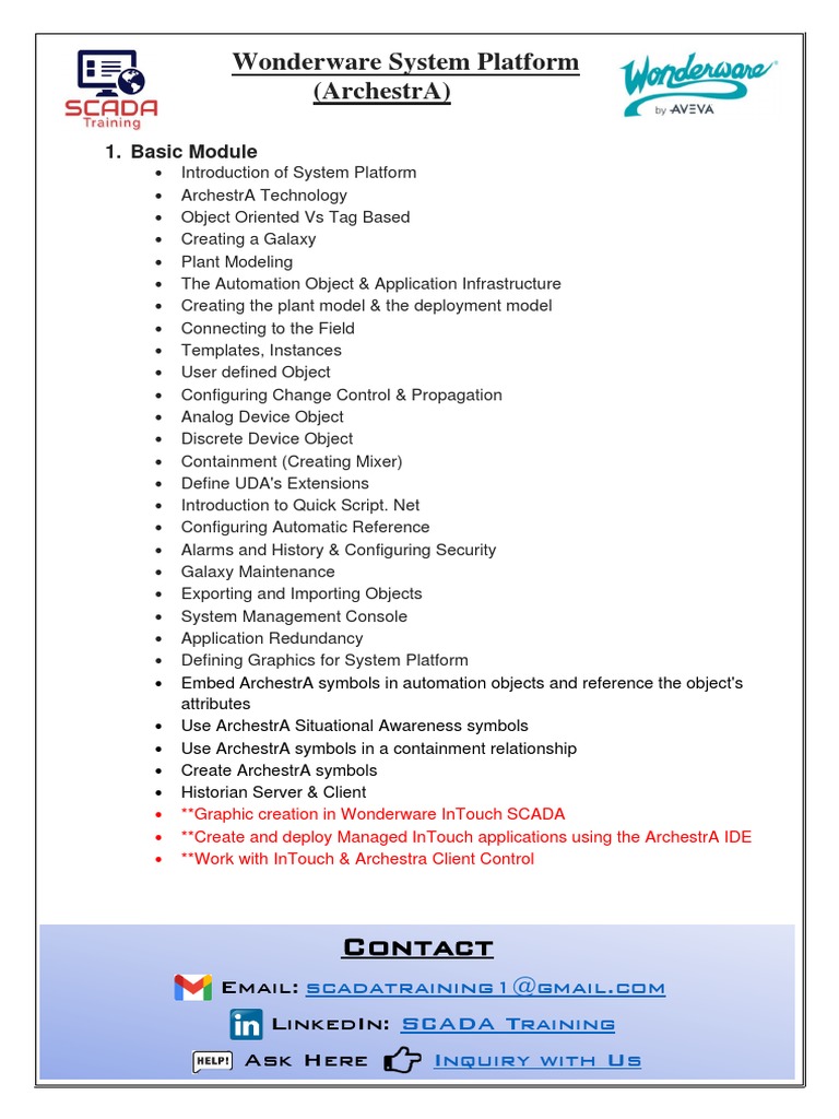 Wonderware System Training Guide | PDF | Art | Computers