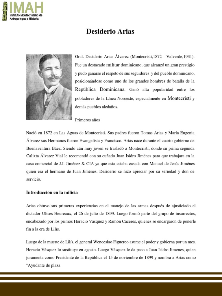 Desiderio Arias | PDF | Conflictos