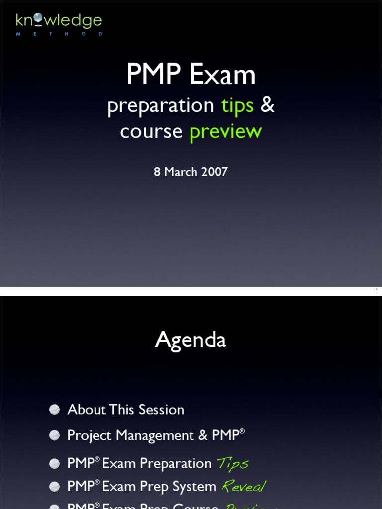 PMP Exam Overview Best | Download Free PDF | Project Management ...