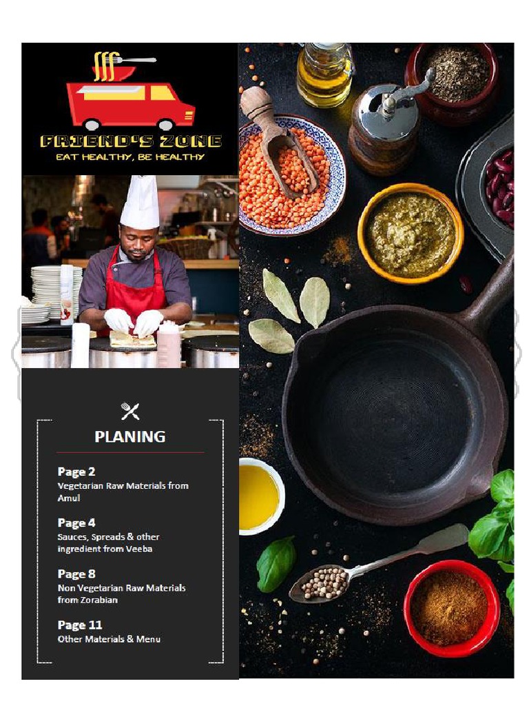 Material & Menu | PDF | Hamburgers | Tea