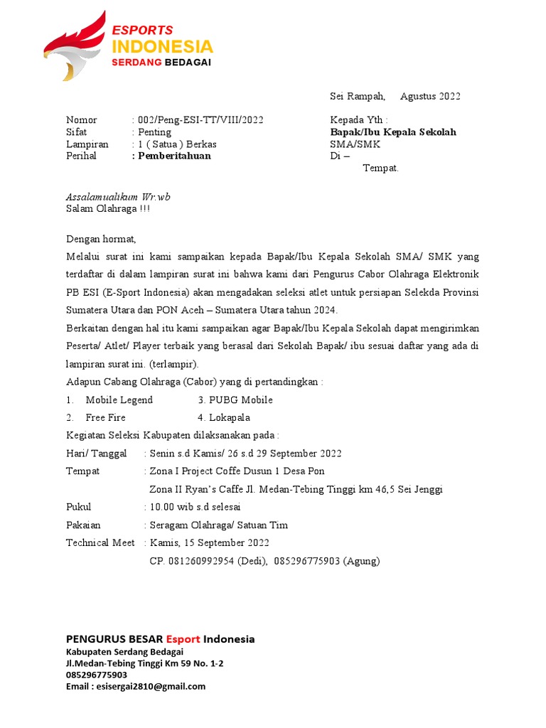 Konsep Selekab Esi | PDF