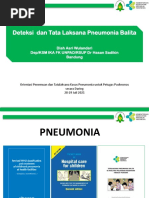 Tatalaksana Terapi Pneumonia Anak PNPK IDAI Referensi | PDF