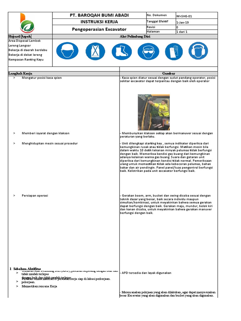 Contoh Form P2H Dump Truck | PDF