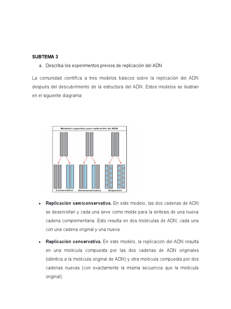 Trabajo Proteinas | PDF | Adn | Replicación De Adn