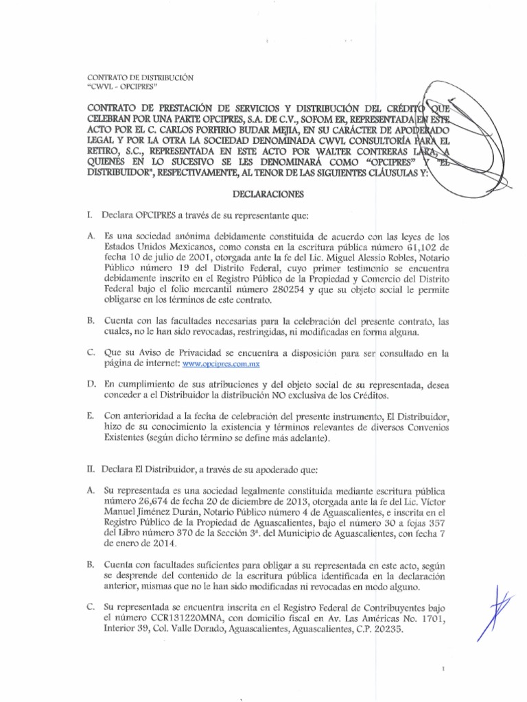 Contrato de Distribuidor Autorizado | PDF Contrato de Distribuidor Autorizado | PDF