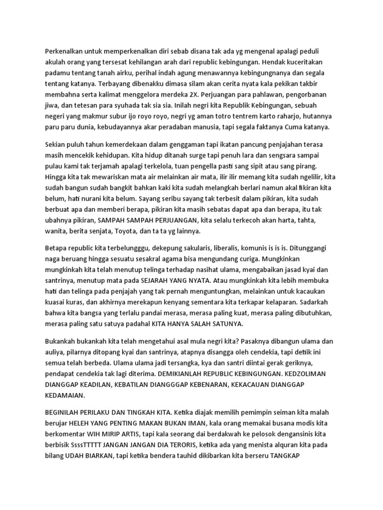 Puisi Addin | PDF | Agama & Spiritualitas