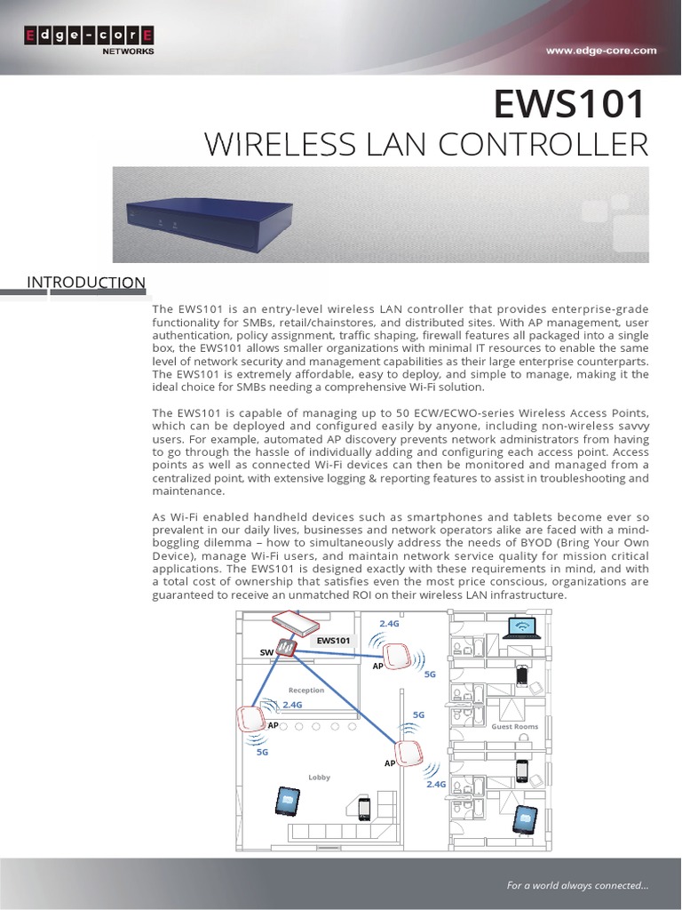 EWS101 Datasheet | PDF | Computer Network | Wi Fi