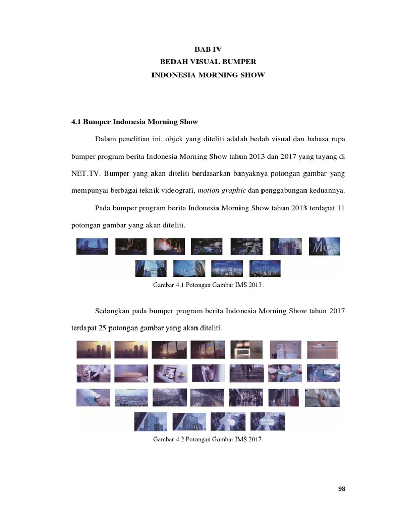 Contoh Storyboard Bumper | PDF