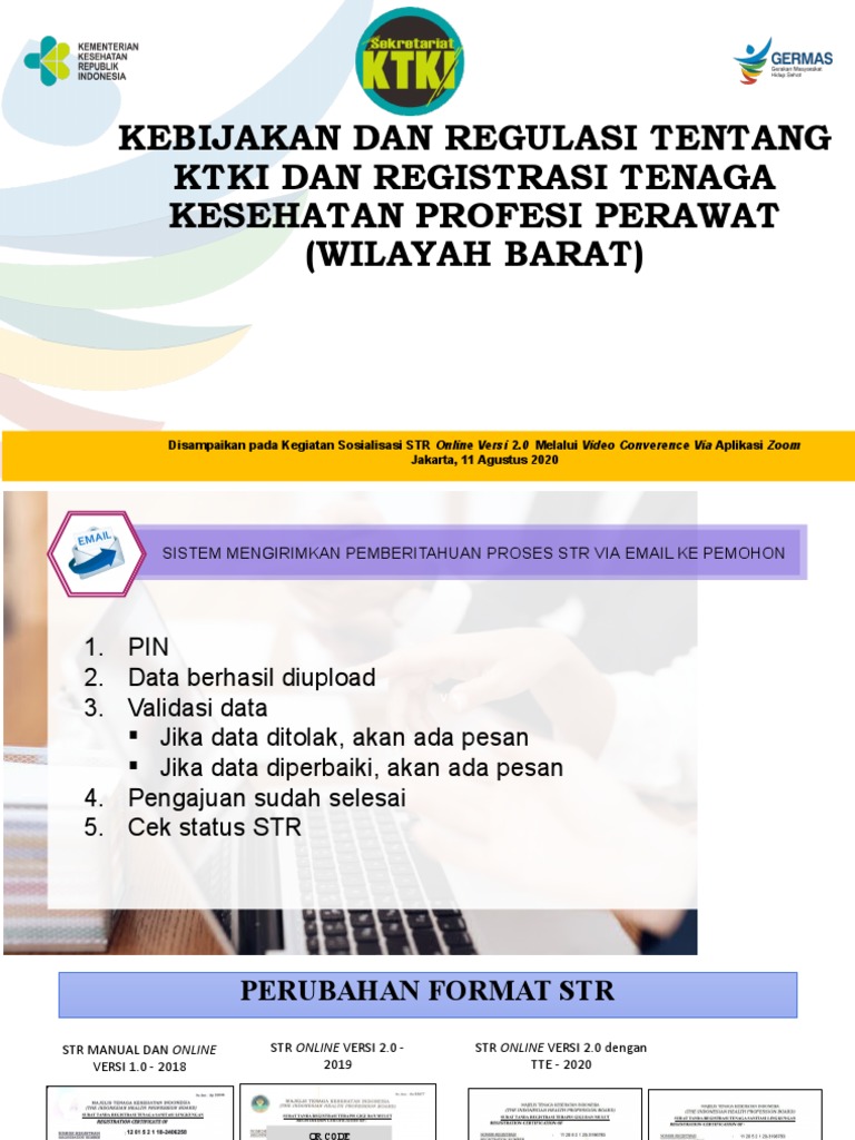 Kebijakan Registrasi Tenaga Kesehatan STR | PDF