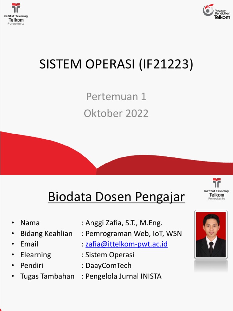 SO Pertemuan 1 | PDF | Komputer