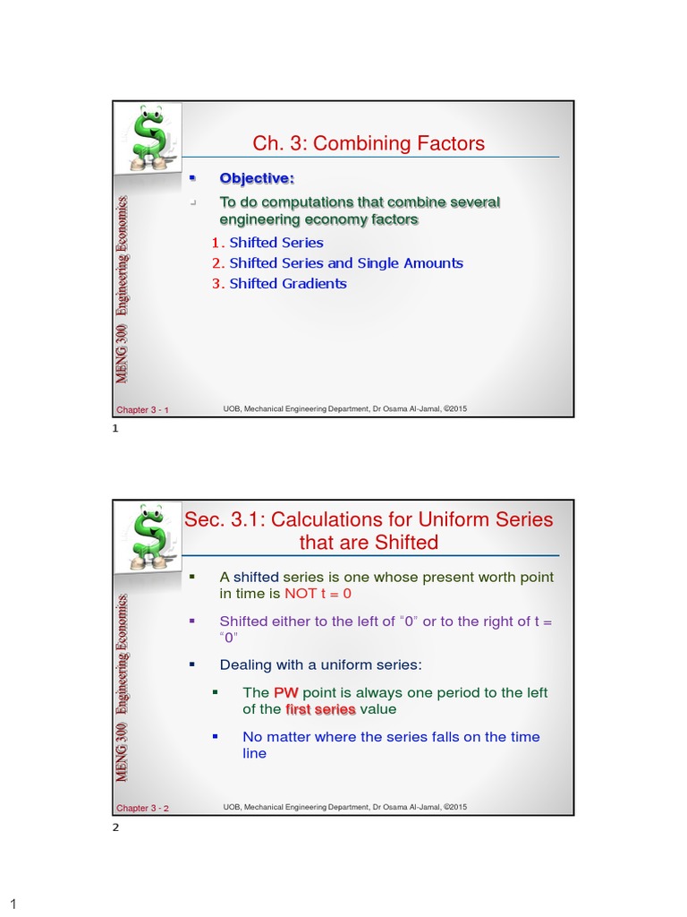 Engineering Economics Chapter 3 | PDF | Interest
