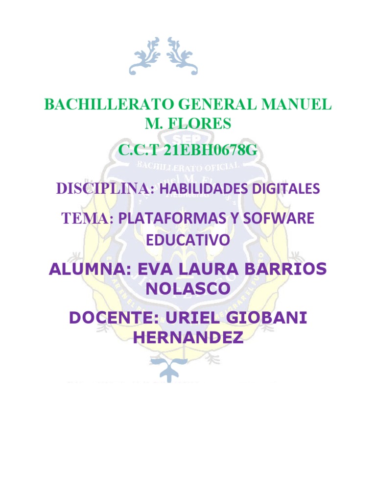 Plataformas y Software | PDF | Enseñando | Software