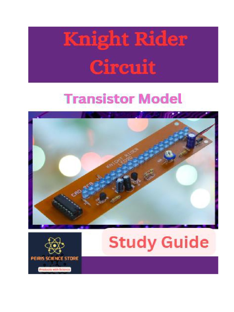 10 LED Knight Rider | PDF | Bipolar Junction Transistor | Rectifier