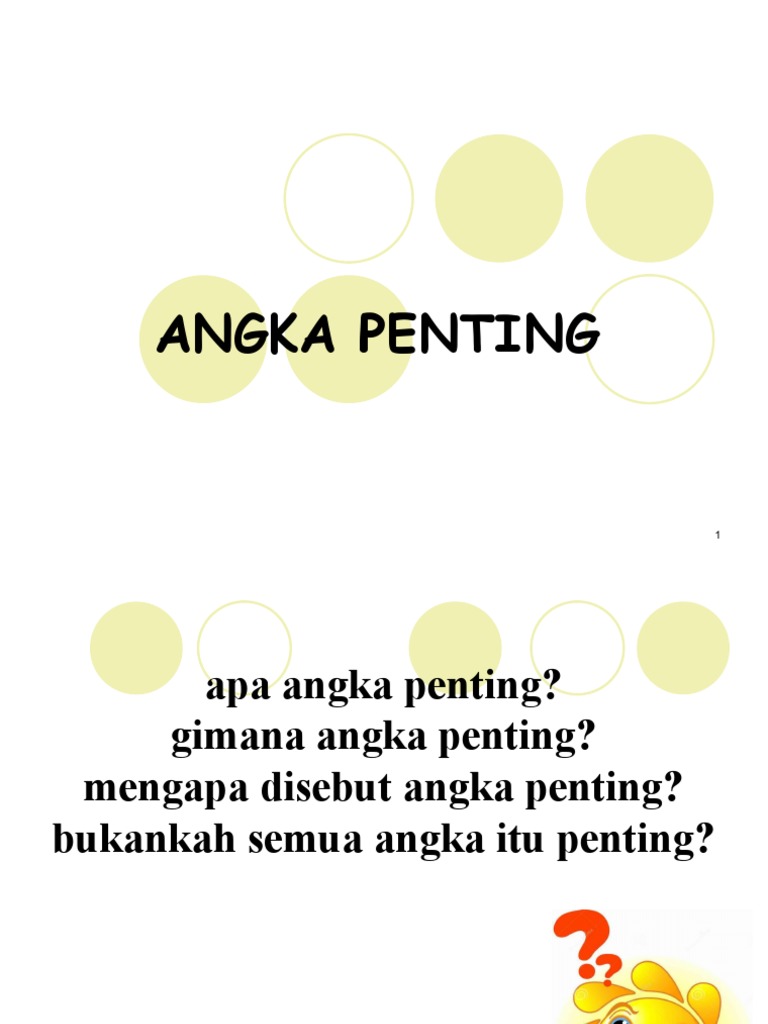 Angka Penting | PDF