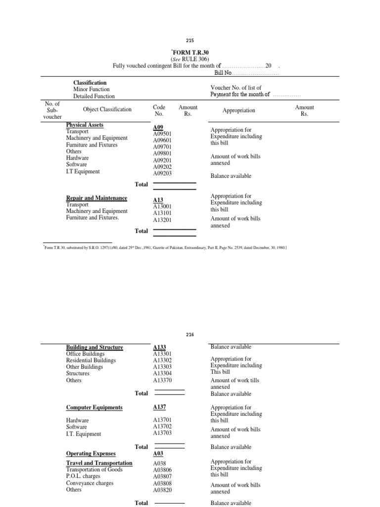 TR30 | Download Free PDF | Expense | Voucher