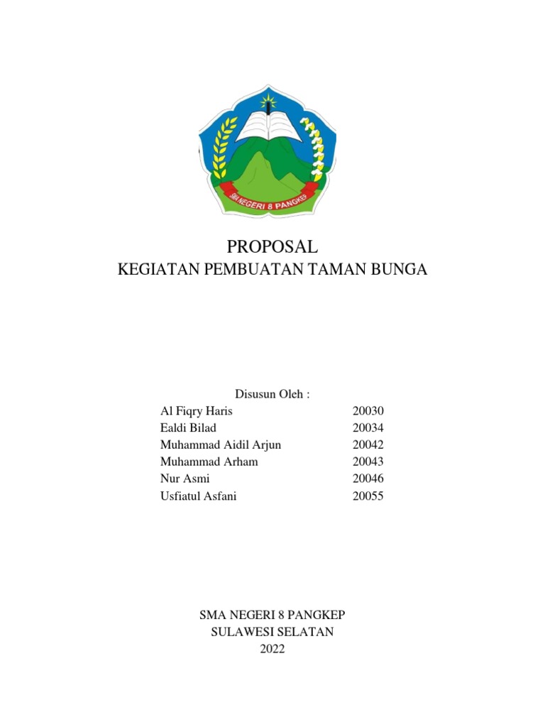 Proposal Kegiatan Pembuatan Taman Bunga | PDF | Griya & Taman