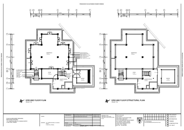 Ground Floor | PDF | Stairs | Structural Engineering
