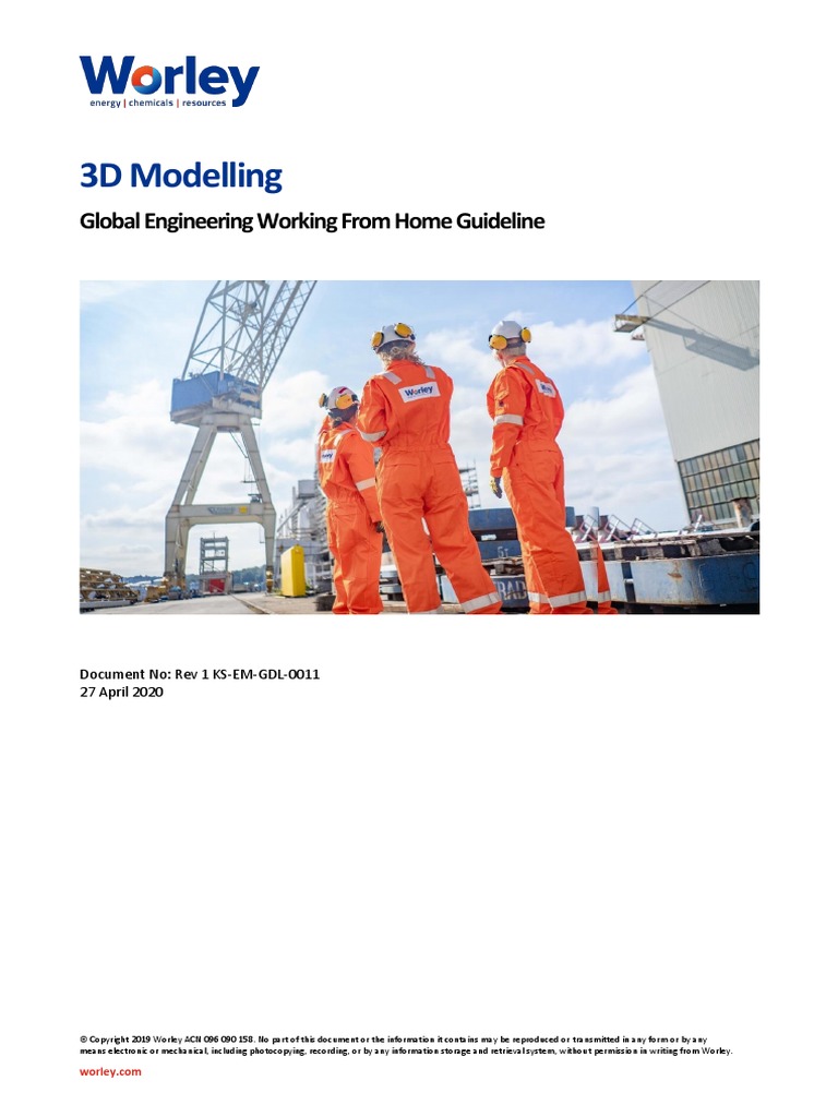 WFH Global Eng Guideline - 3D Modelling - Rev 1 | PDF | Virtual Reality | Augmented Reality