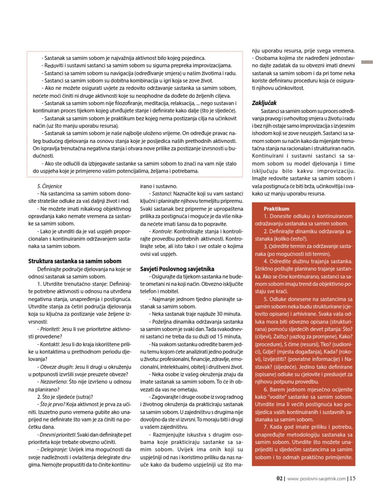 Sastanak Sa Samim Sobom - B | PDF Sastanak Sa Samim Sobom - B | PDF