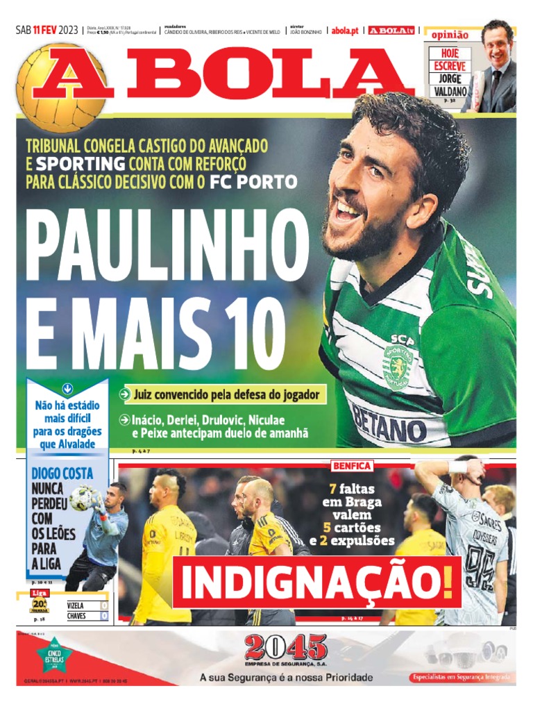 (20230211-PT) A Bola | PDF | Futebol | Clubes de Futebol