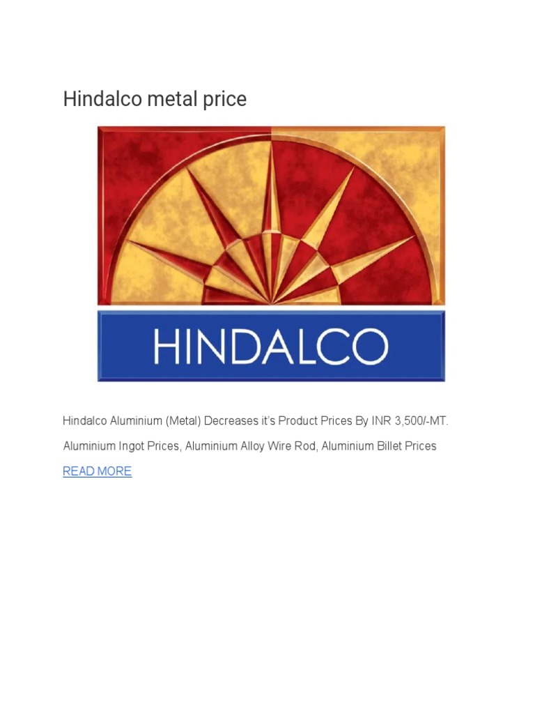 Hindalco Metal Price | PDF