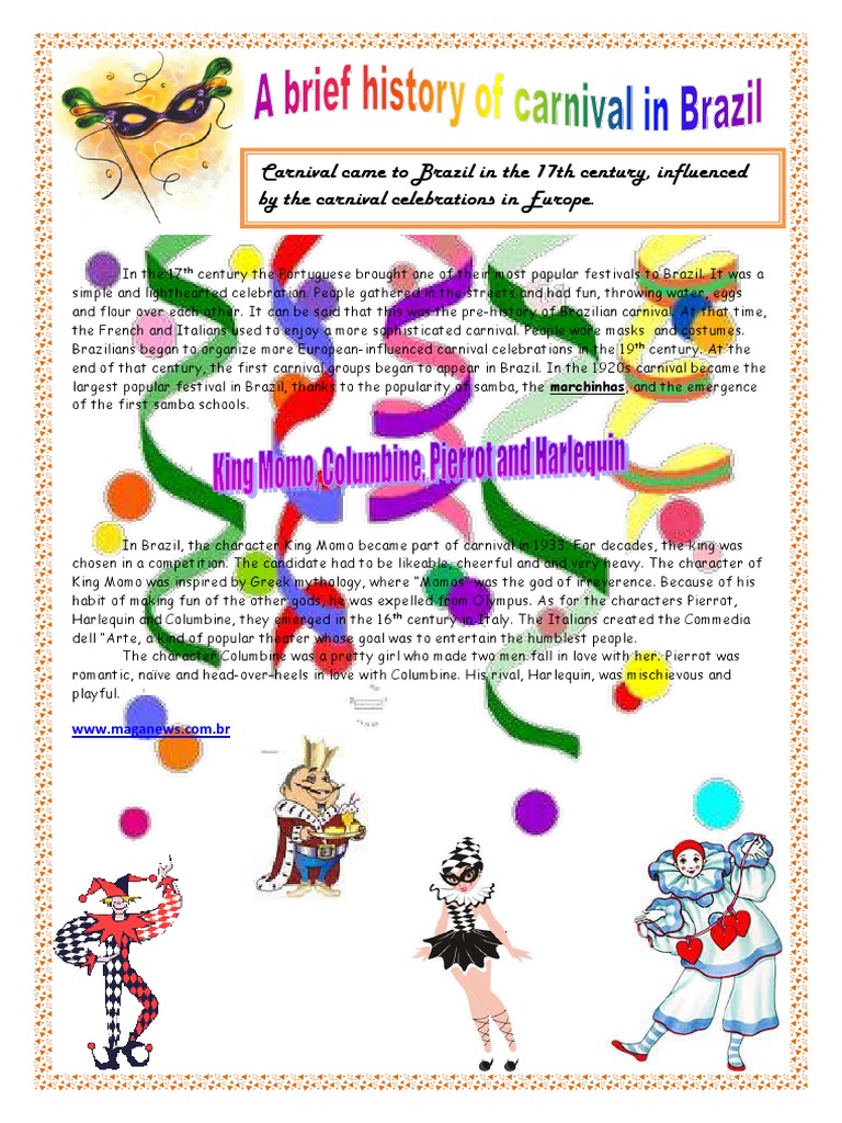 A Brief History of Carnival in Brazil | PDF | Carnival | Performing Arts