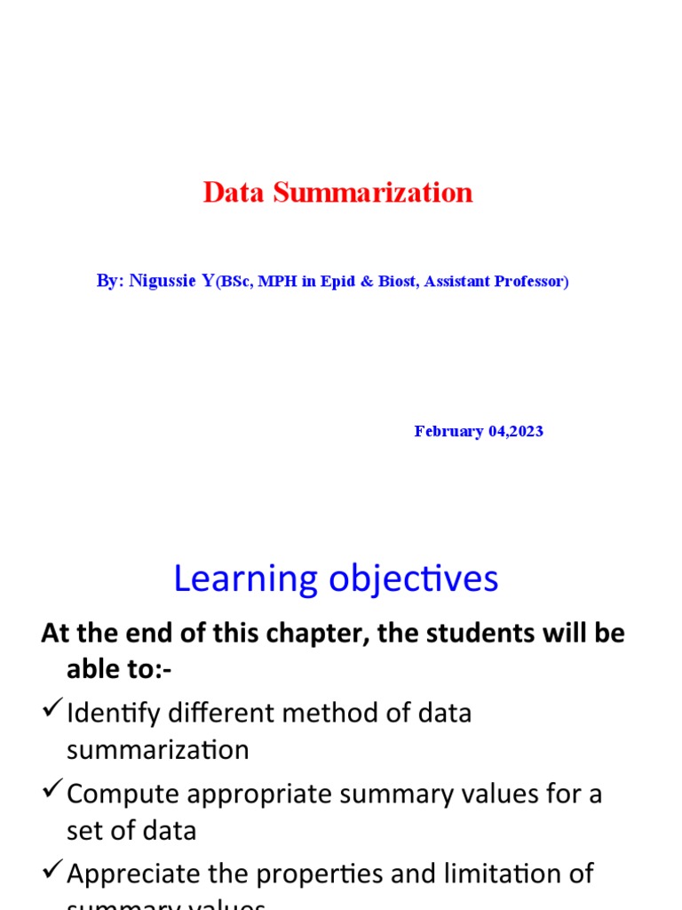 L3 Numerical Summary Measures | PDF | Coefficient Of Variation | Mode (Statistics)