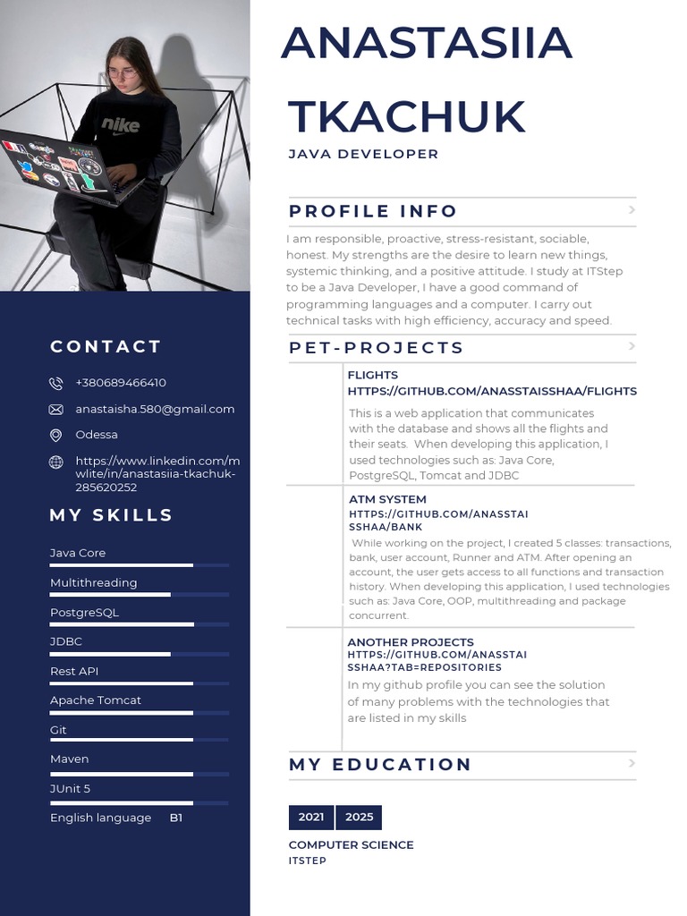 cv (1) | PDF | Java (Programming Language) | Software Development