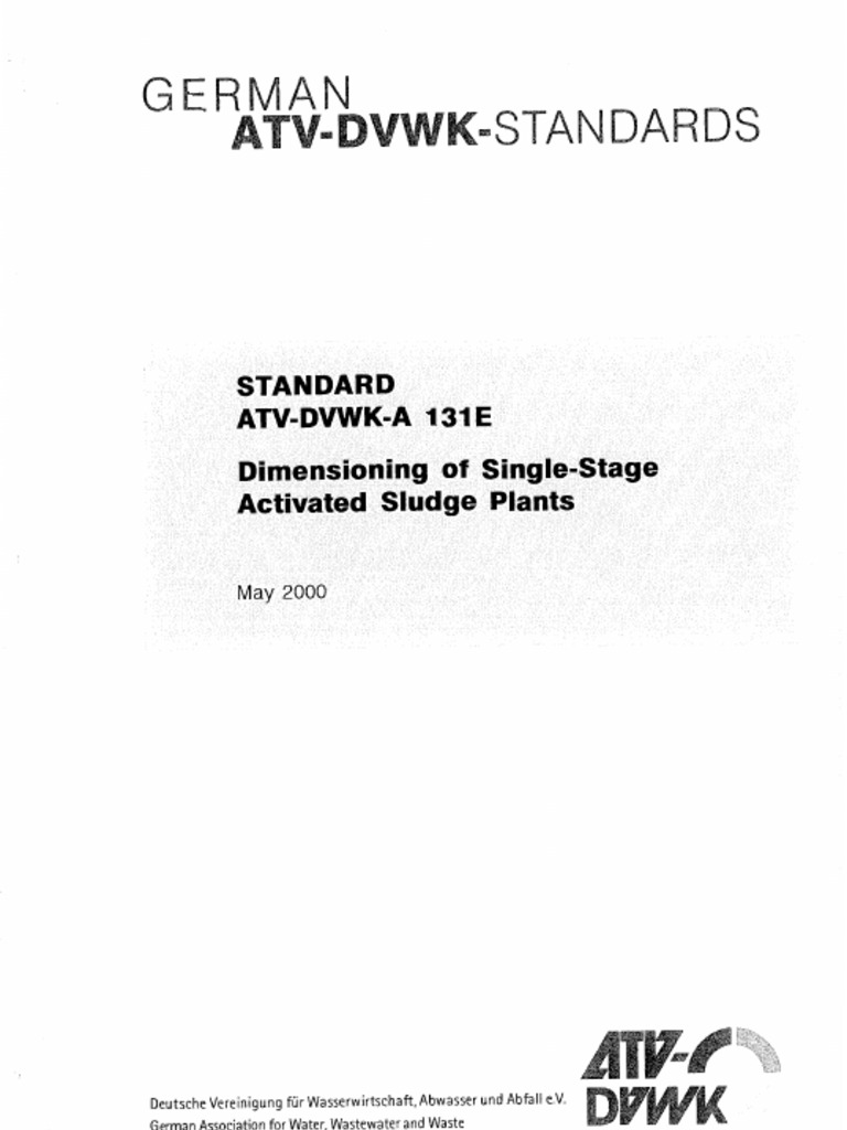 Atv DVWK A - 131e | PDF