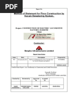 Work Methodology For VDF | PDF | Concrete | Flooring