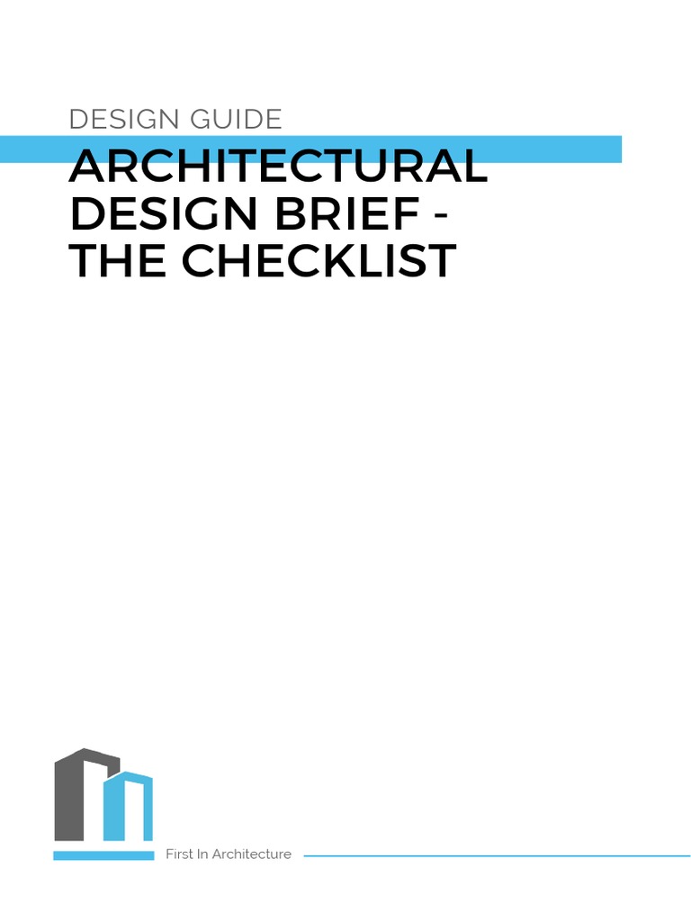 Architectural Design Brief Checklist | Download Free PDF | Design ... Architectural Design Brief Checklist | Download Free PDF | Design ...