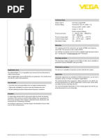 VEGA VEGABAR 14 Process Pressure Transmitter | PDF