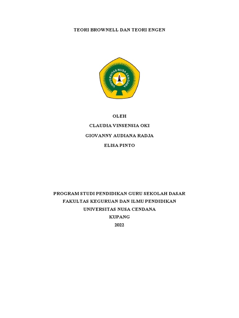 Teori Brownell Dan Teori Engen | PDF
