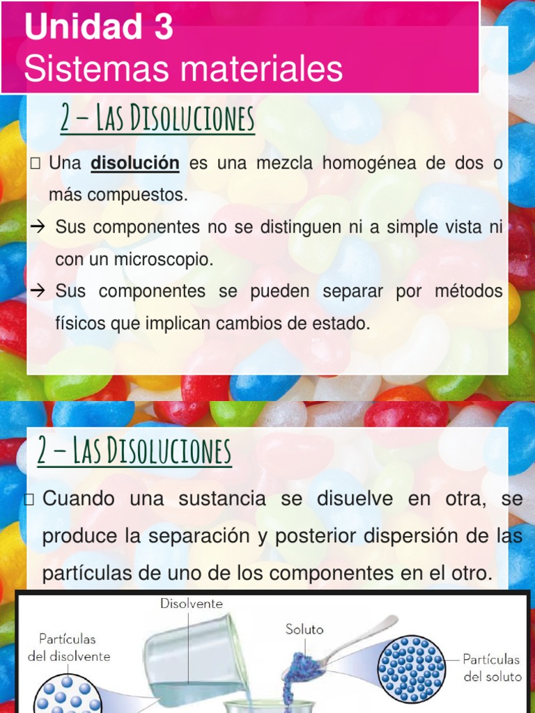 Las Disoluciones | PDF | Mezcla | Sustancias químicas