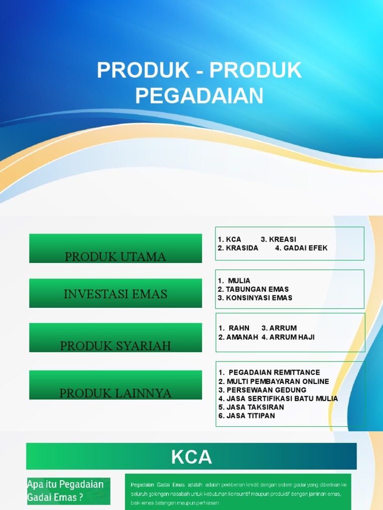 Presentation Pegadaian | PDF | Teknologi & Rekayasa
