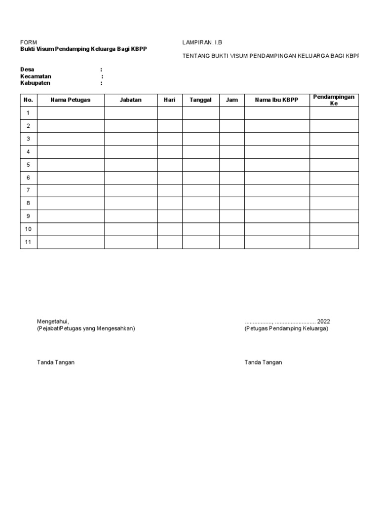Form Visum TPK | PDF Form Visum TPK | PDF