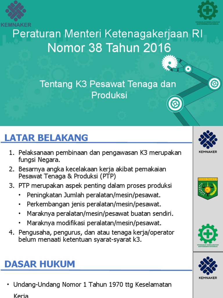 Permen 38 Tahun 2016 | PDF