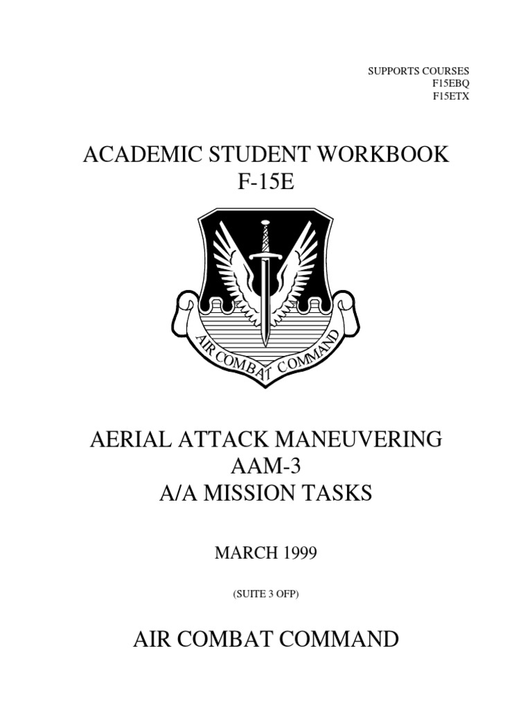 AAM-3 Air-to-Air Mission Tasks | PDF