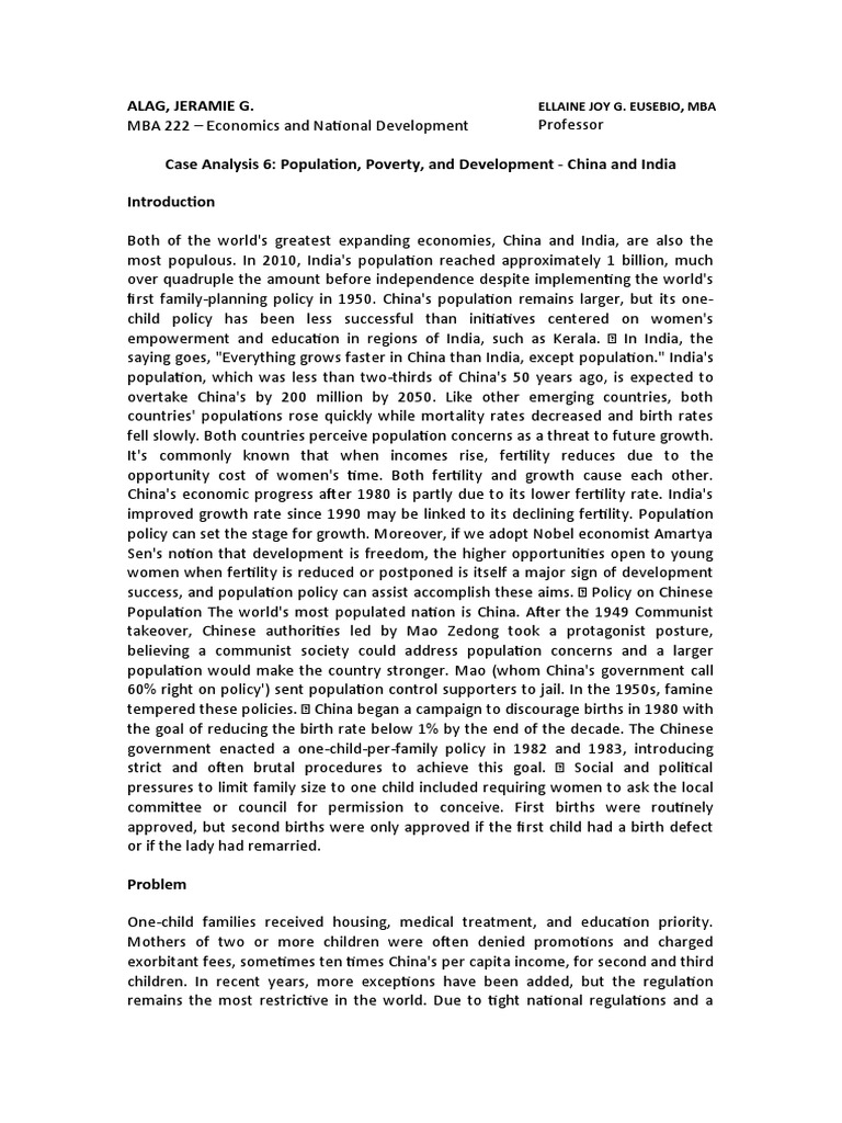 Case Study 6 | PDF | China | World Politics