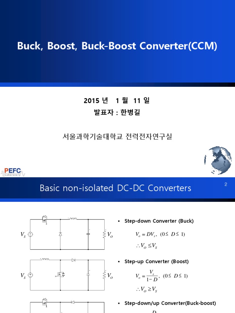 Buck, Boost, Buck-Boost Converter - CCM - English | PDF | Electricity ...